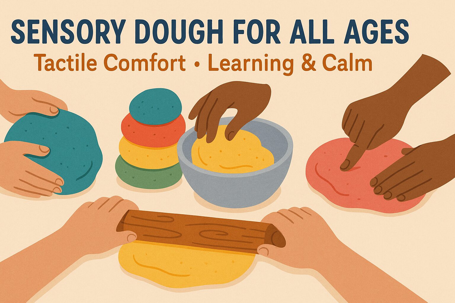 🎨 Sensory Dough for All Ages: Tactile Comfort, Learning & Calm ...